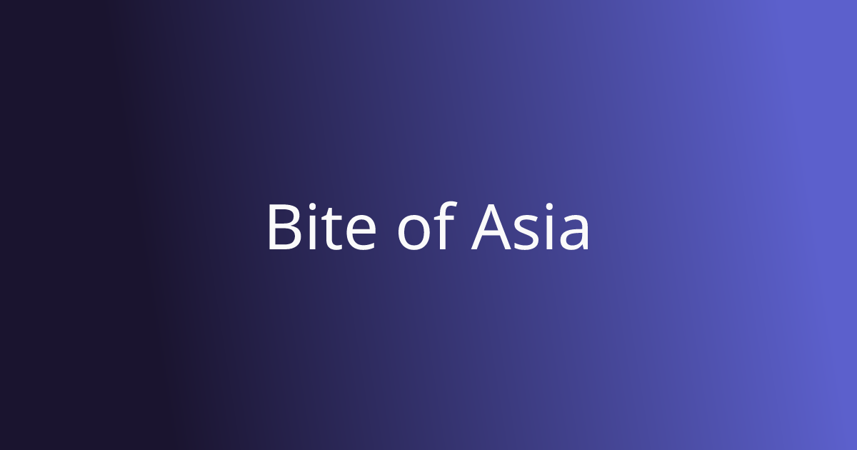 Best Chinese in Bethesda, MD | Bite of Asia | Order Online